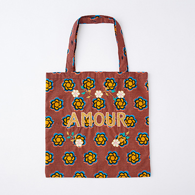 LILI et NENE CSAO（サオ） CSAO Sac wax Lisette brode AMOUR