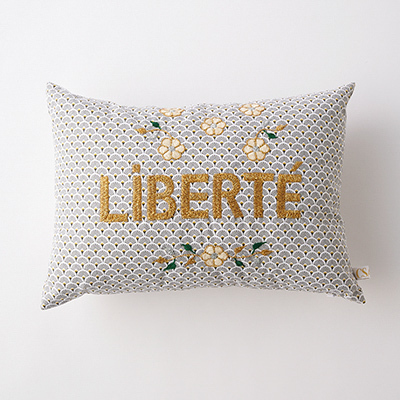 LILI et NENE CSAO（サオ） CSAO Coussin brode LIBERTE