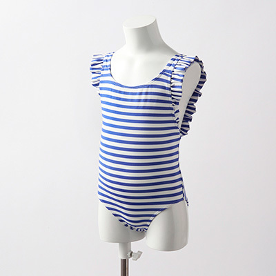 LILI et NENE キッズ CANOPEA 2025SS KIDS THELMA - ONE PIECE（Stripe Cobalt）10A